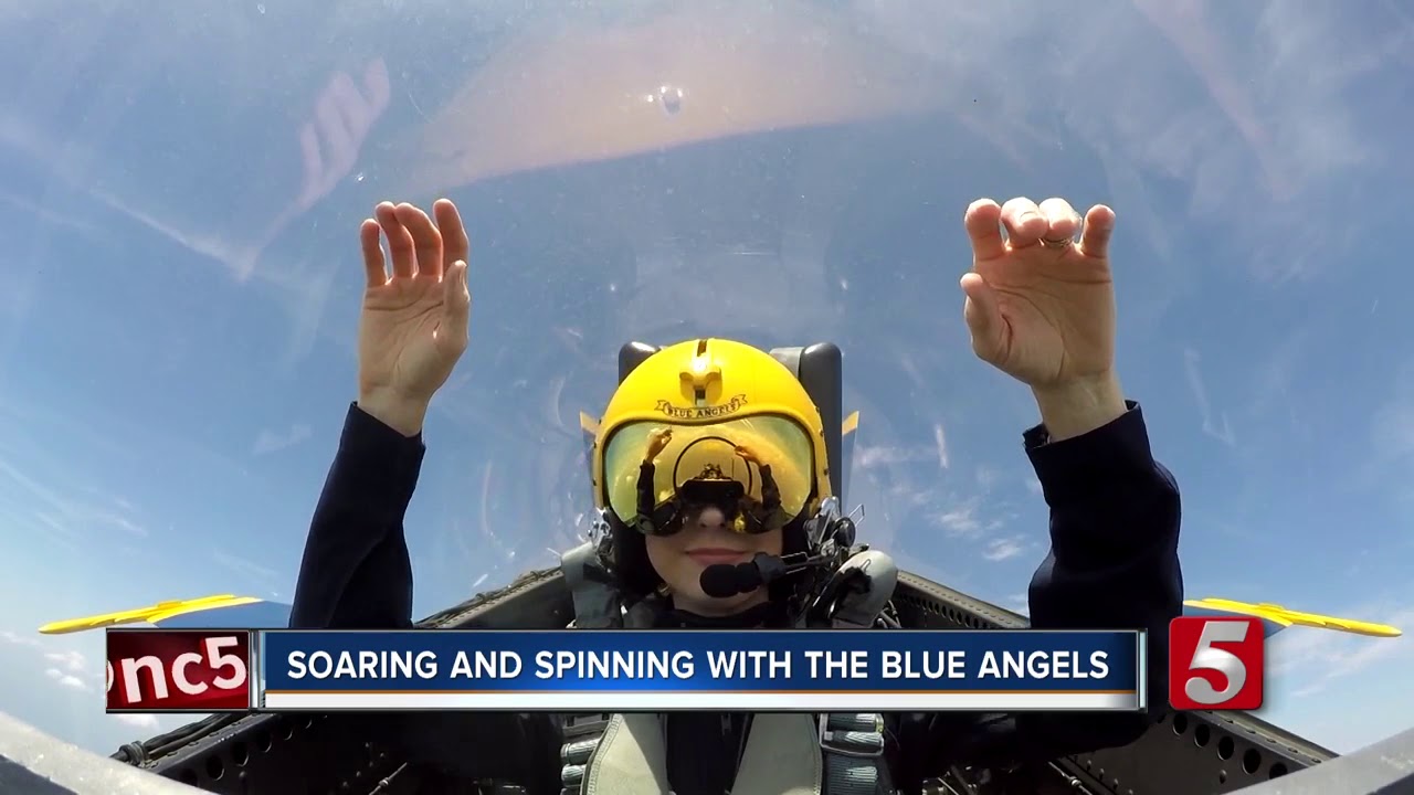 Carrie Sharp flies with the Blue Angels - YouTube