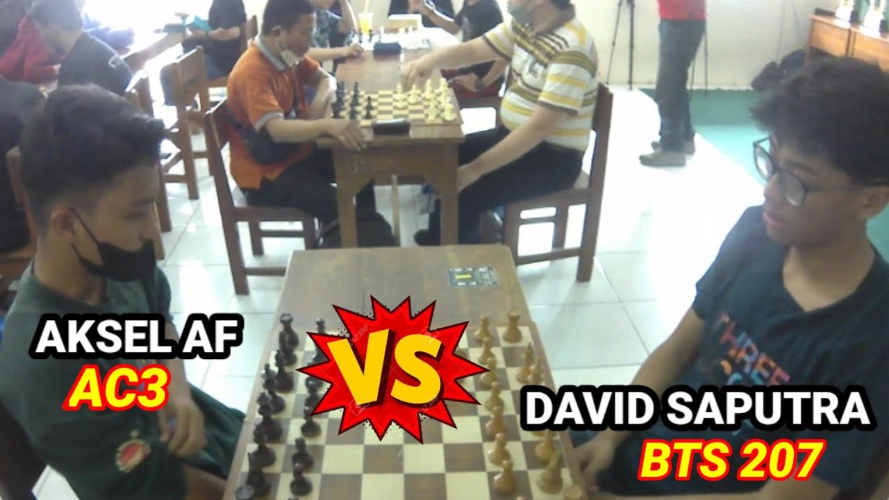 Aksel AF AC3 v David Saputra BTS 207 Chess Club - YouTube