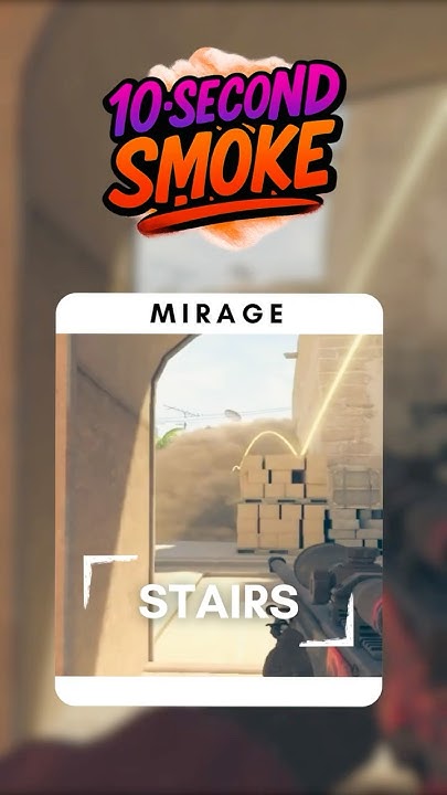 Mirage Stairs Smoke | CS2 Utility Guide - YouTube