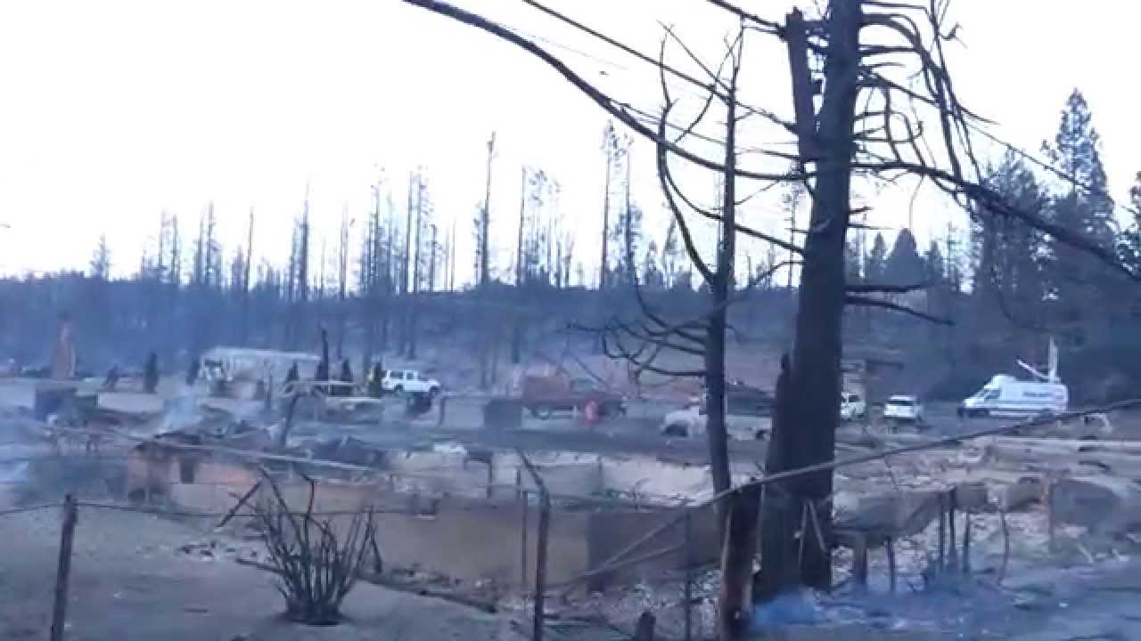 Boles Fire Weed CA North Davis and Mill Street - YouTube