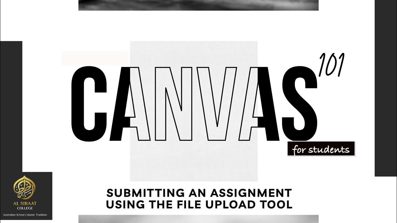 Submitting an assignment using file upload - YouTube