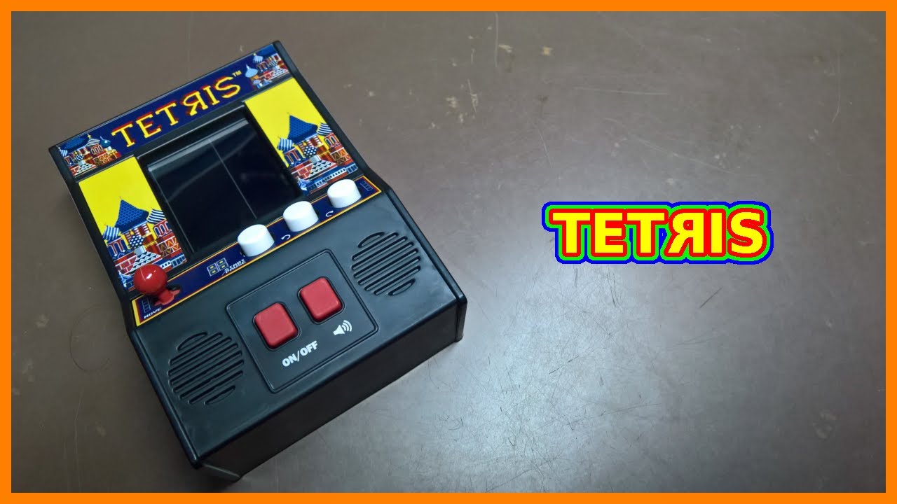 BASIC FUN TETRIS 2018 hanheld LCD game color M0048 - YouTube