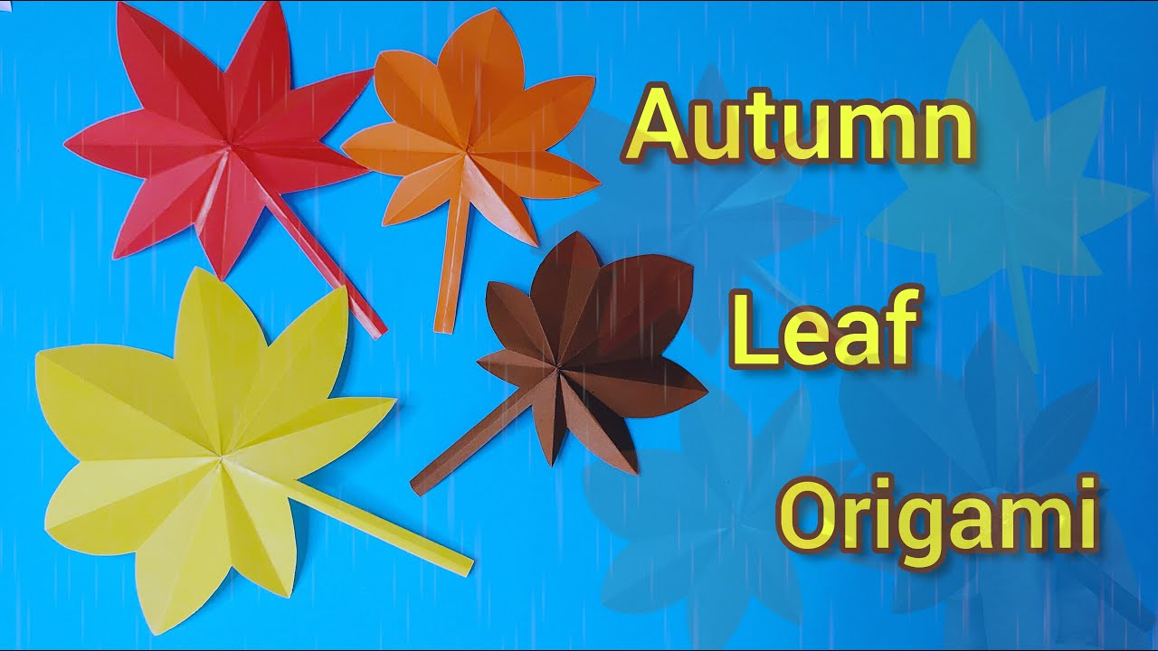 Easy origami Leaves || How to make easy Autumn Leaf - YouTube