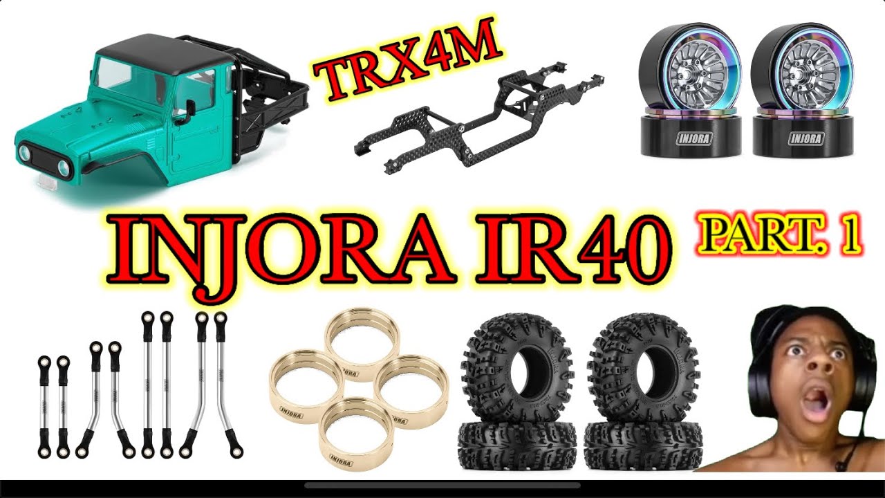 INJORA TRX4M IR40 Build Part 1 - YouTube