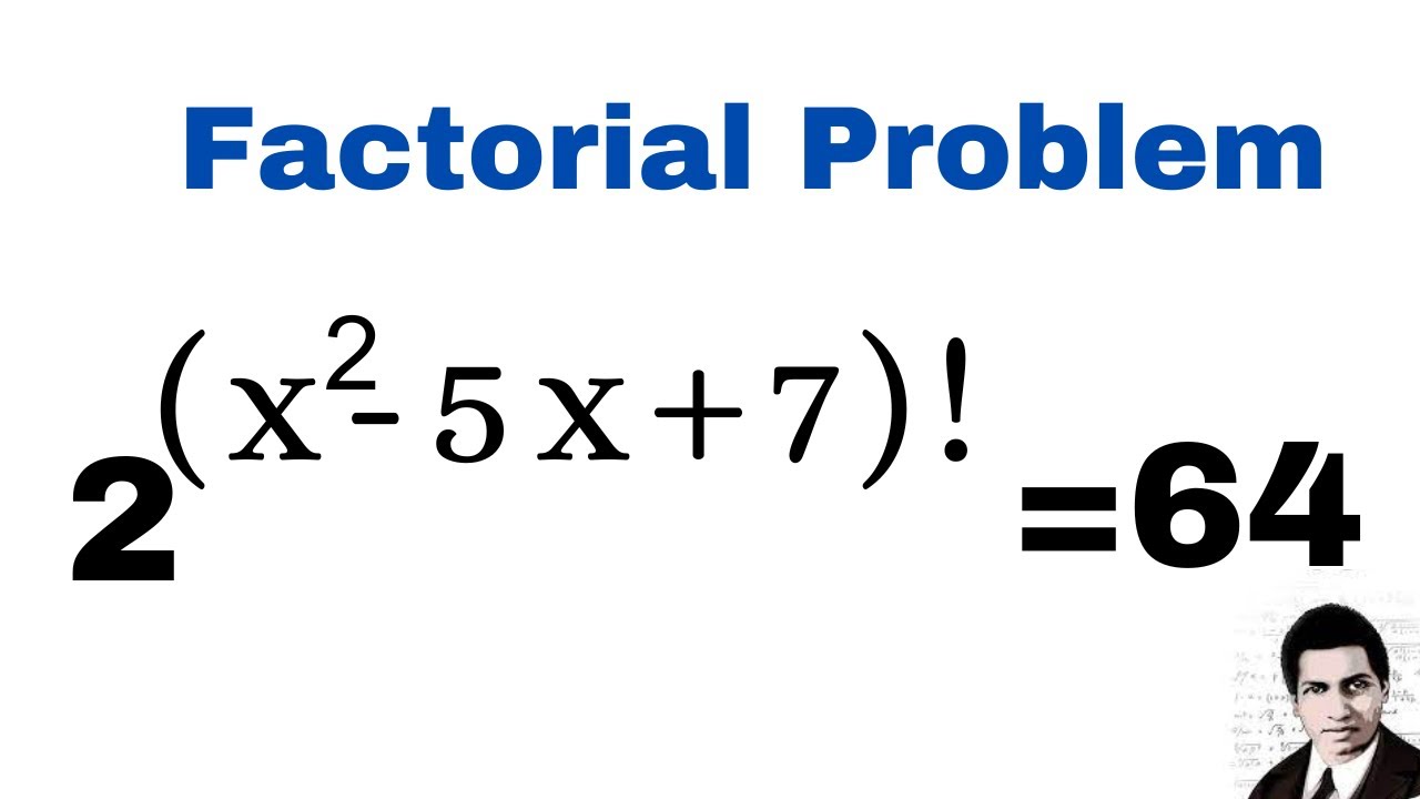 A Very Nice Factorial Problem - YouTube