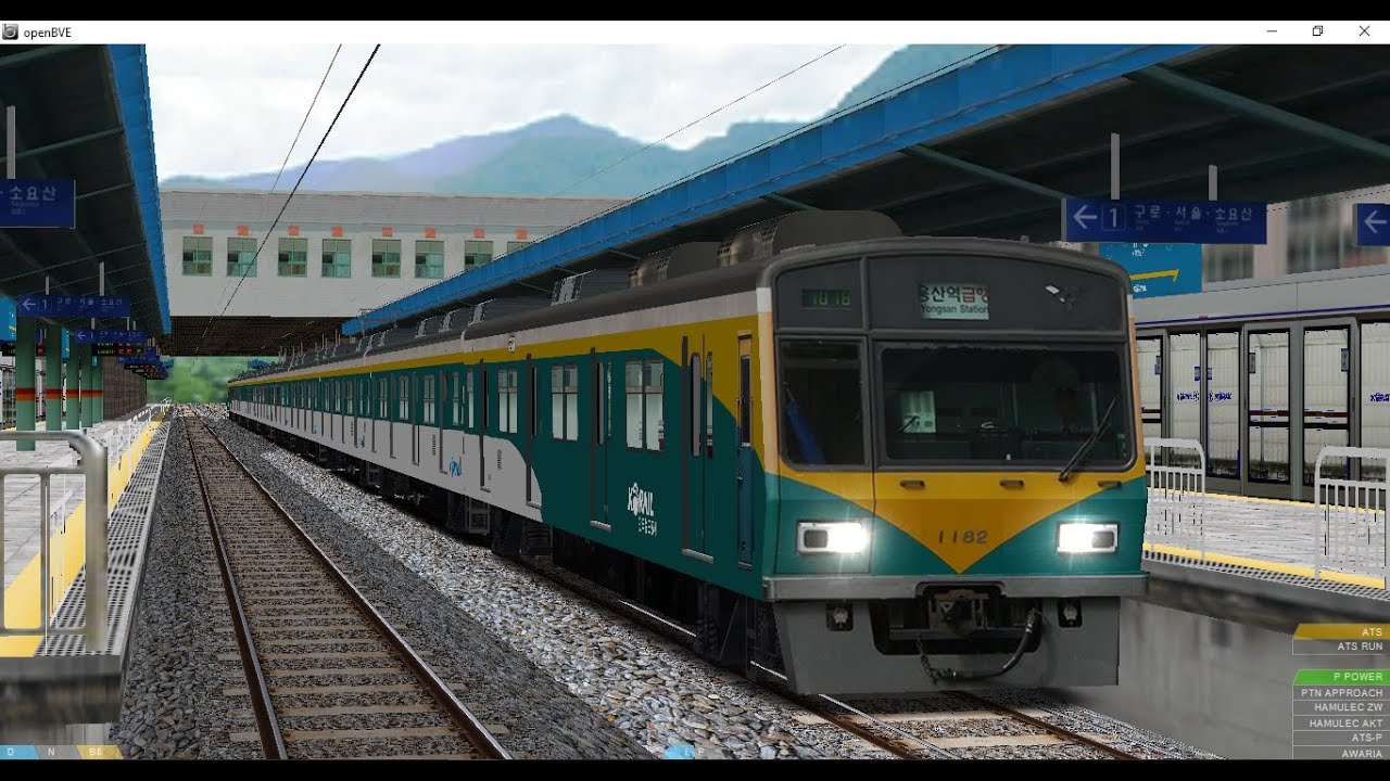 OpenBVE - Korail Gyeongin Line (Express) Korail 1000 Series - YouTube