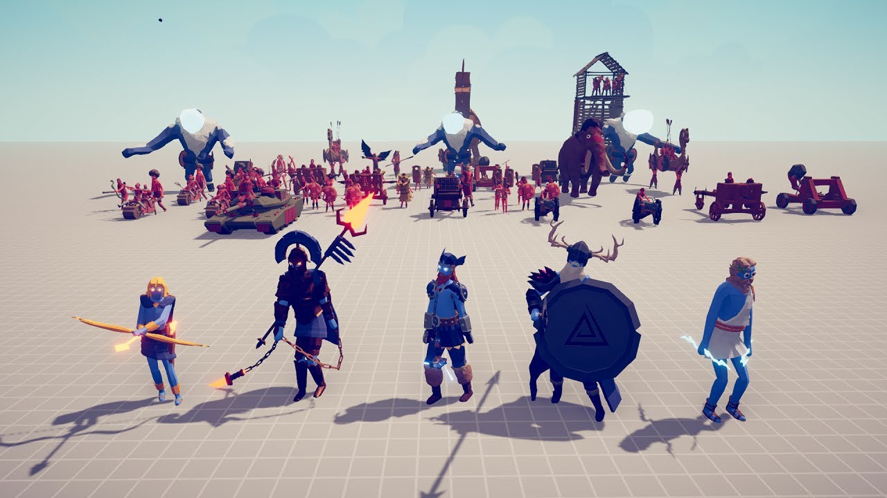 The GODS vs EVERY FACTION｜Totally Accurate Battle Simulator TABS - YouTube