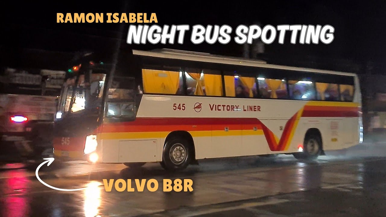 Night Bus Spotting in Ramon Isabela while Raining! - YouTube