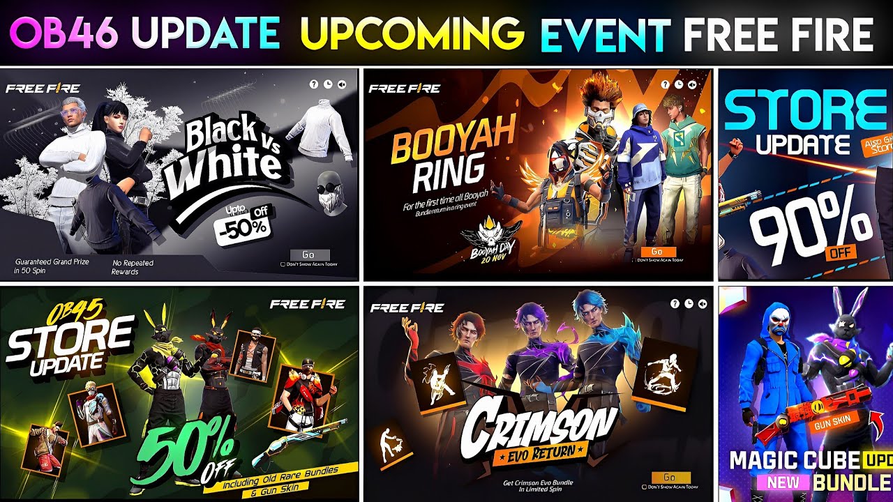 Upcoming Events in Free Fire 🤯🥳| Free Fire New Event | Ff New Event ...