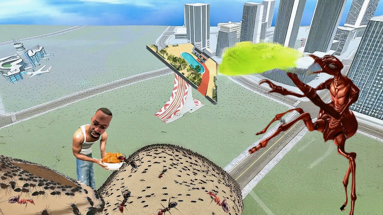 Will Franklin Survival From ANTS in INDIAN BIKES DRIVING 3D - YouTube