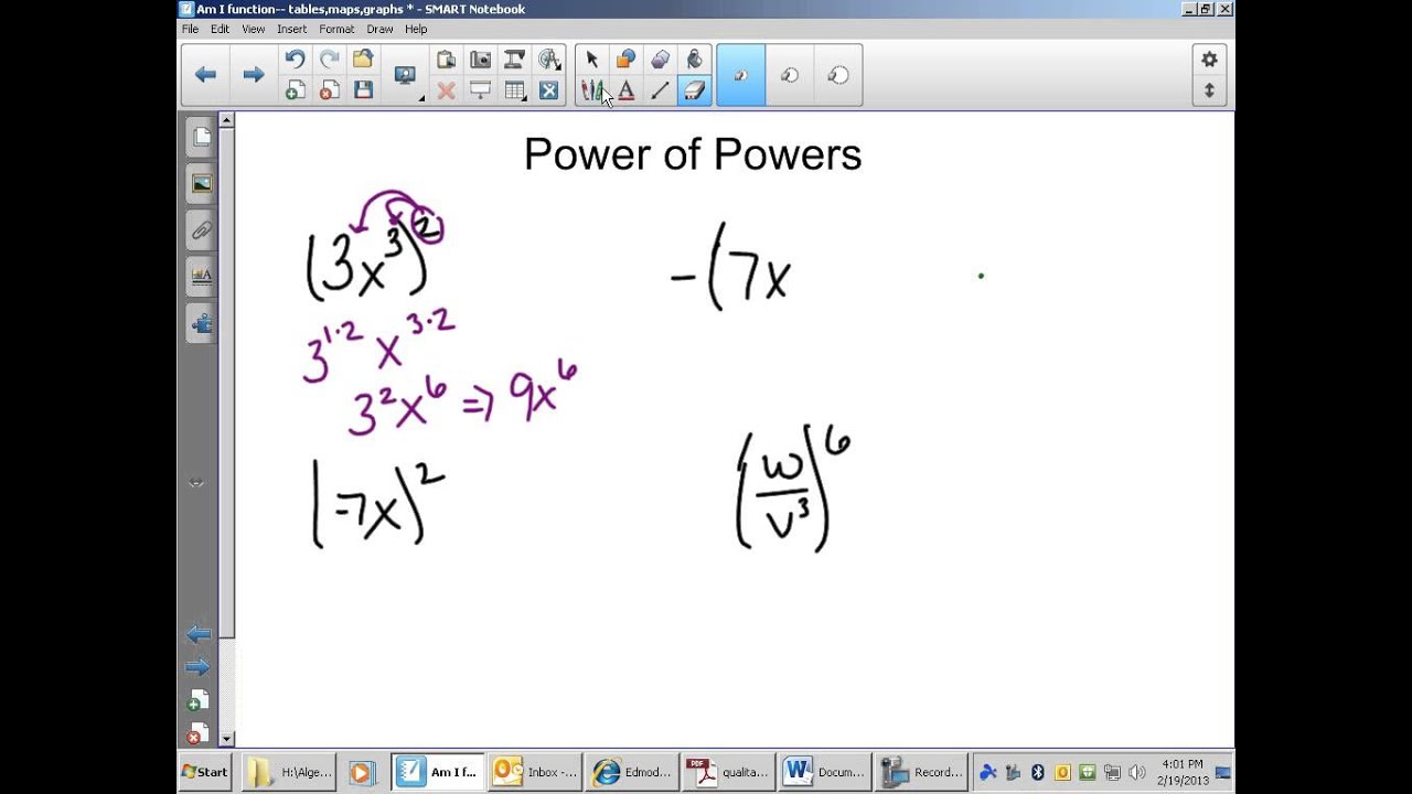 Power of Powers Rule - YouTube