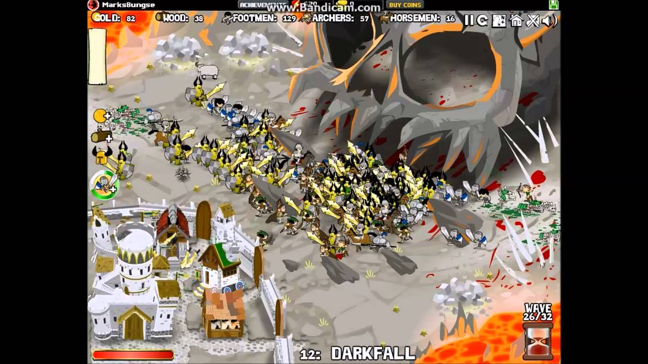 Battle Panic, Wave 20-32, DarkFall. - YouTube