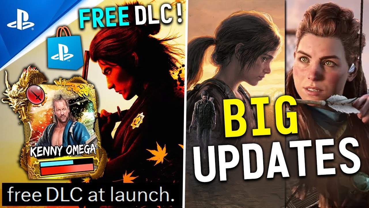 HUGE PlayStation News/Updates! Awesome FREE DLC Revealed + Big LAST OF ...
