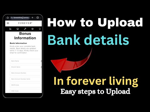 forever me bank details kaise fill kre | How to Upload bank details in ...