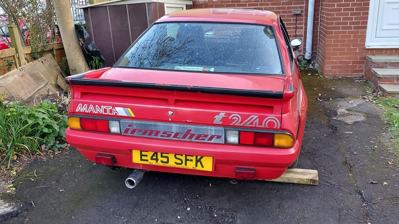 "From Rusty to Roadworthy: Restoration of an Opel Manta i240" Driveway ...