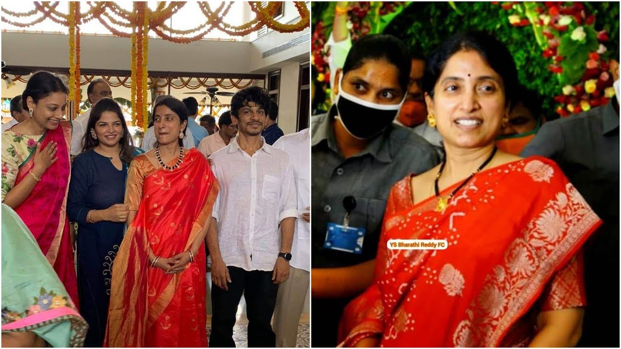 Y S Jan Wife Y S Bharathi Rare and Unseen Photos in Sarees || Y S ...
