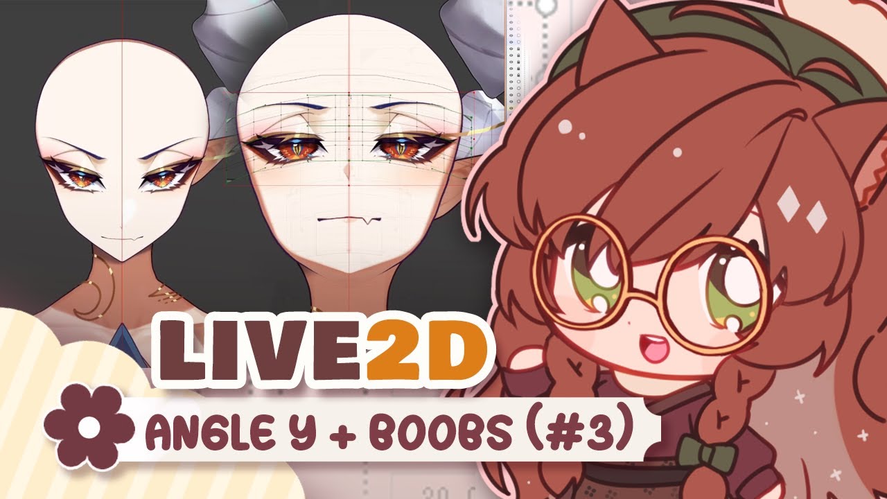 Live2D rigging for Vienna - Angle Y and Chest movement (#3) - YouTube