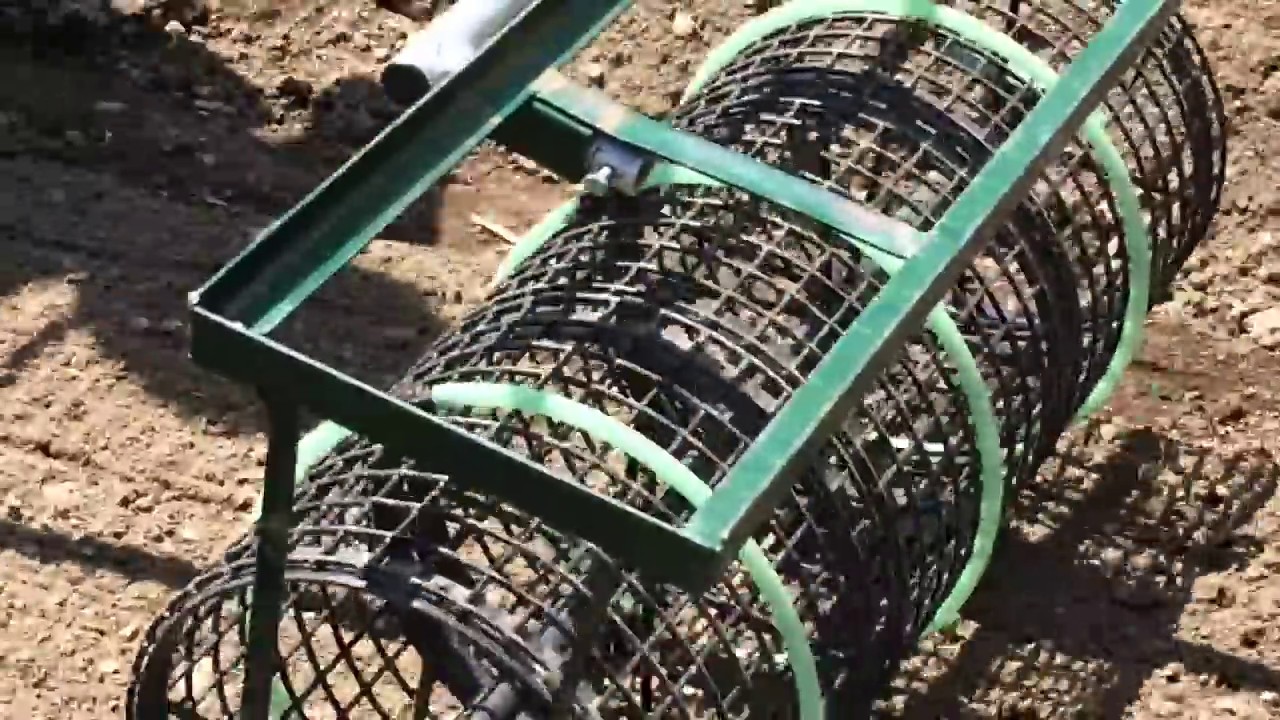 Using Row Markers with Johnny's Seedbed Roller - YouTube