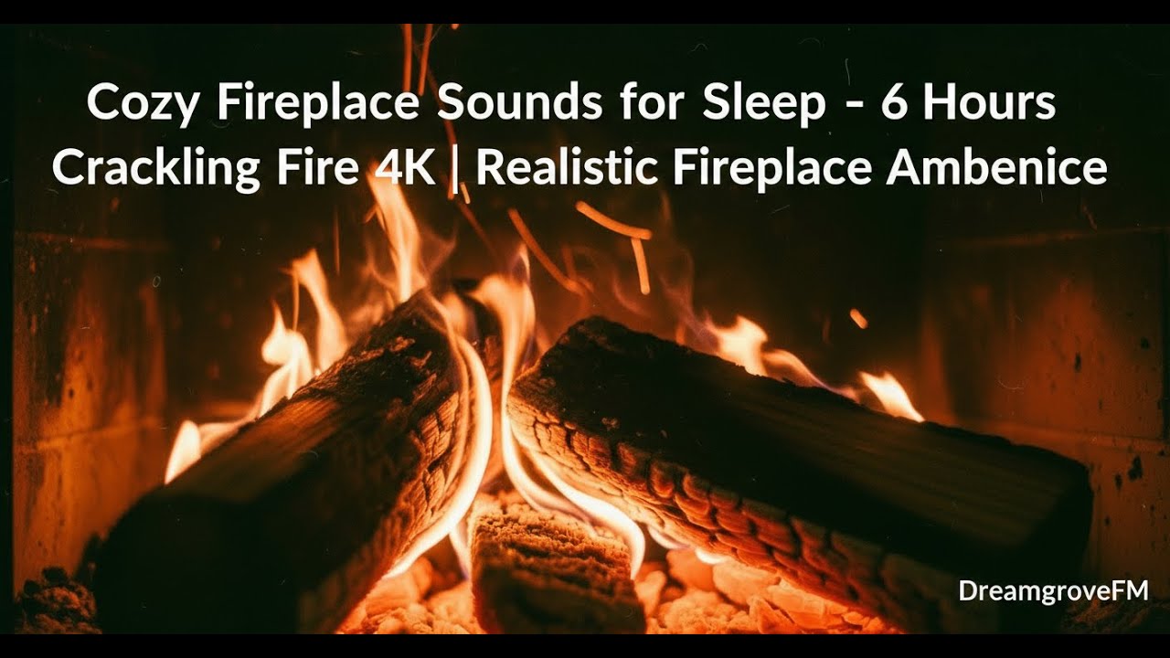 Sleep by the Fire: Cozy Fireplace Sounds - YouTube