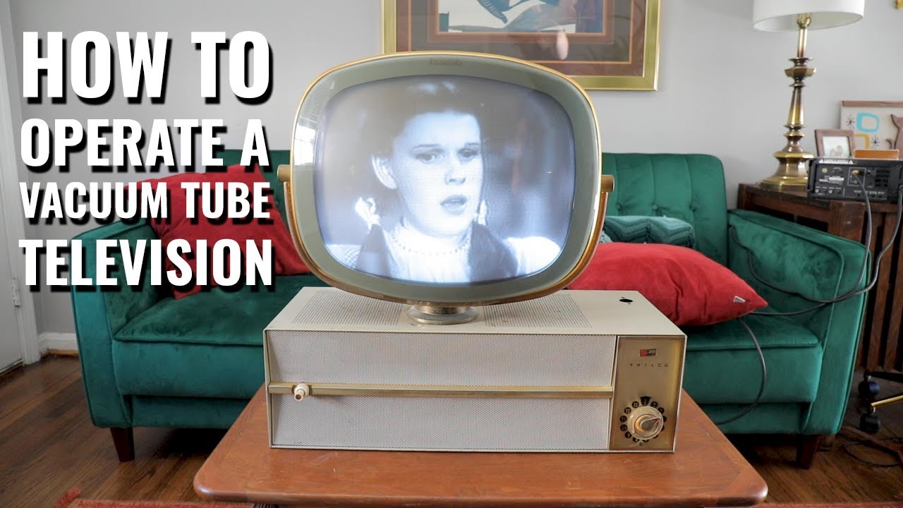 How To Operate a Vacuum Tube Television: Philco Predicta Princess - YouTube
