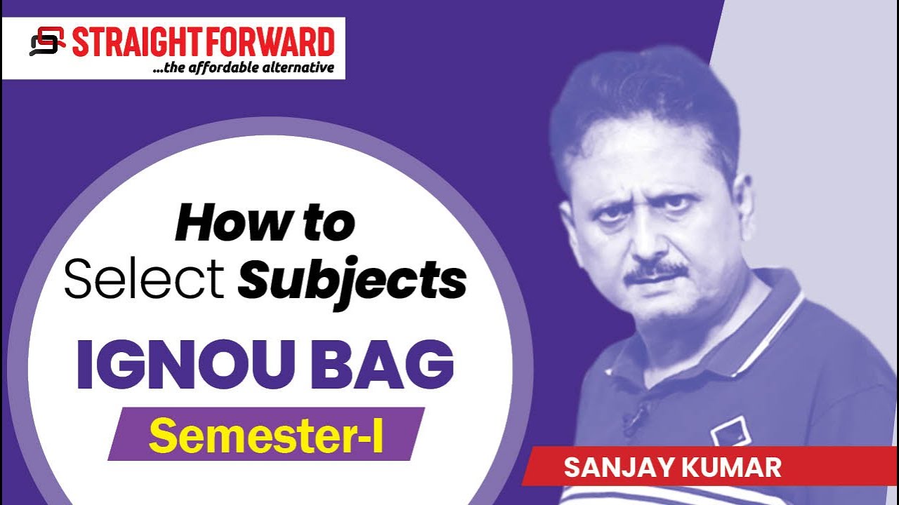 IGNOU BA GENERAL FIRST SEMESTER SUBJECT SELECTION YouTube ignou-ba-general-first-semester-subject-selection-youtube