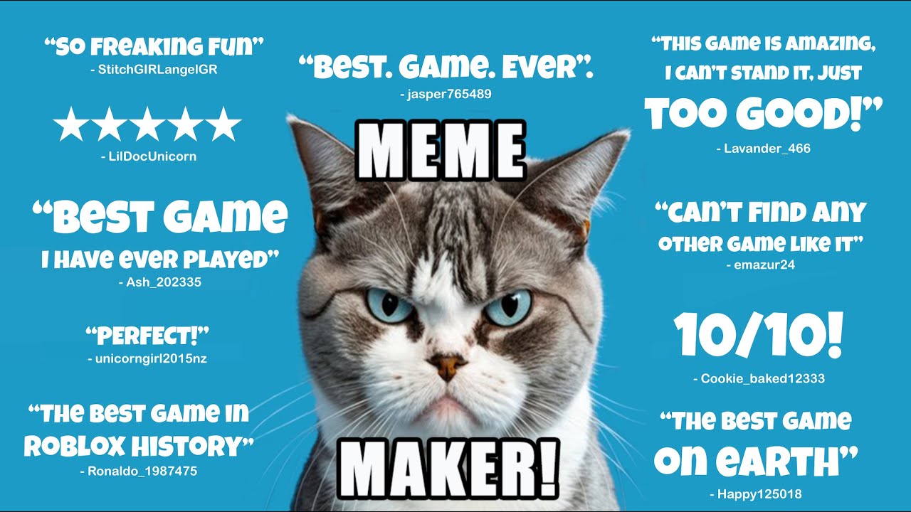 WELCOME TO MEME MAKER! - YouTube