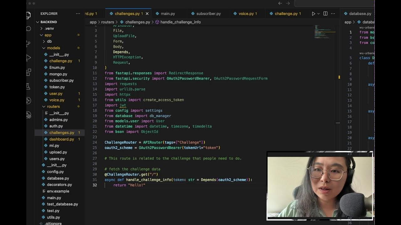 ASMR & Coding | Python FastAPI Backend Building - YouTube