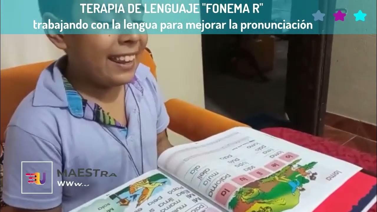 TERAPIA DE LENGUAJE "FONEMA R" - Maestra a Domicilio - YouTube