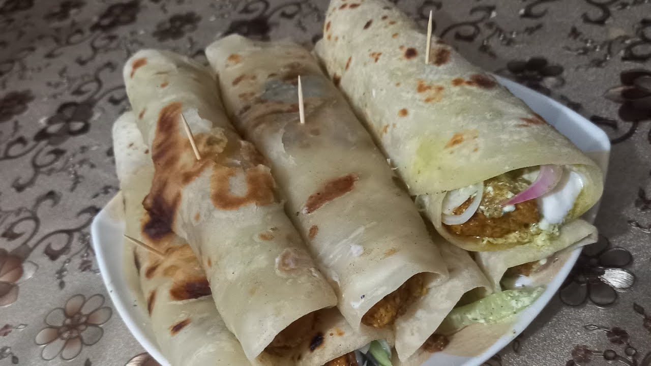 Chicken Pratha Roll |Tikka boti pratha roll |homemade pratha rolls ...