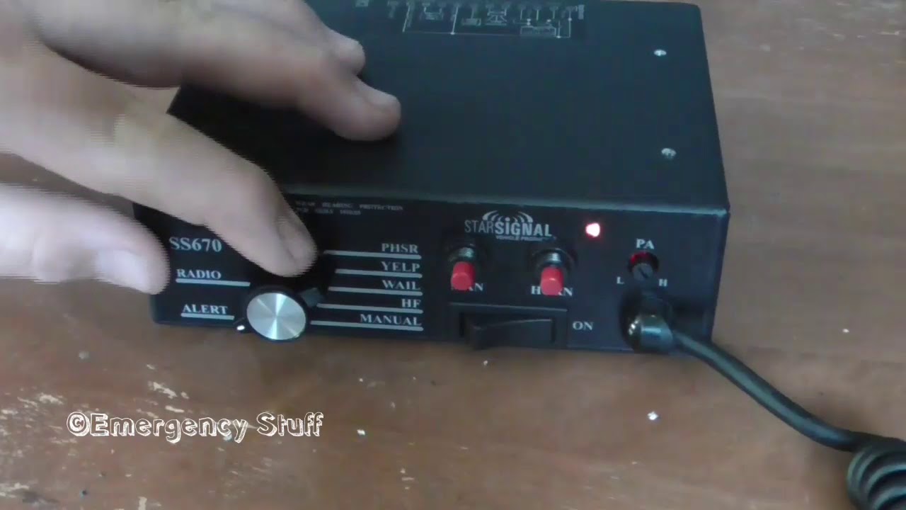 Star Signal SS670 100 Watt Siren - YouTube