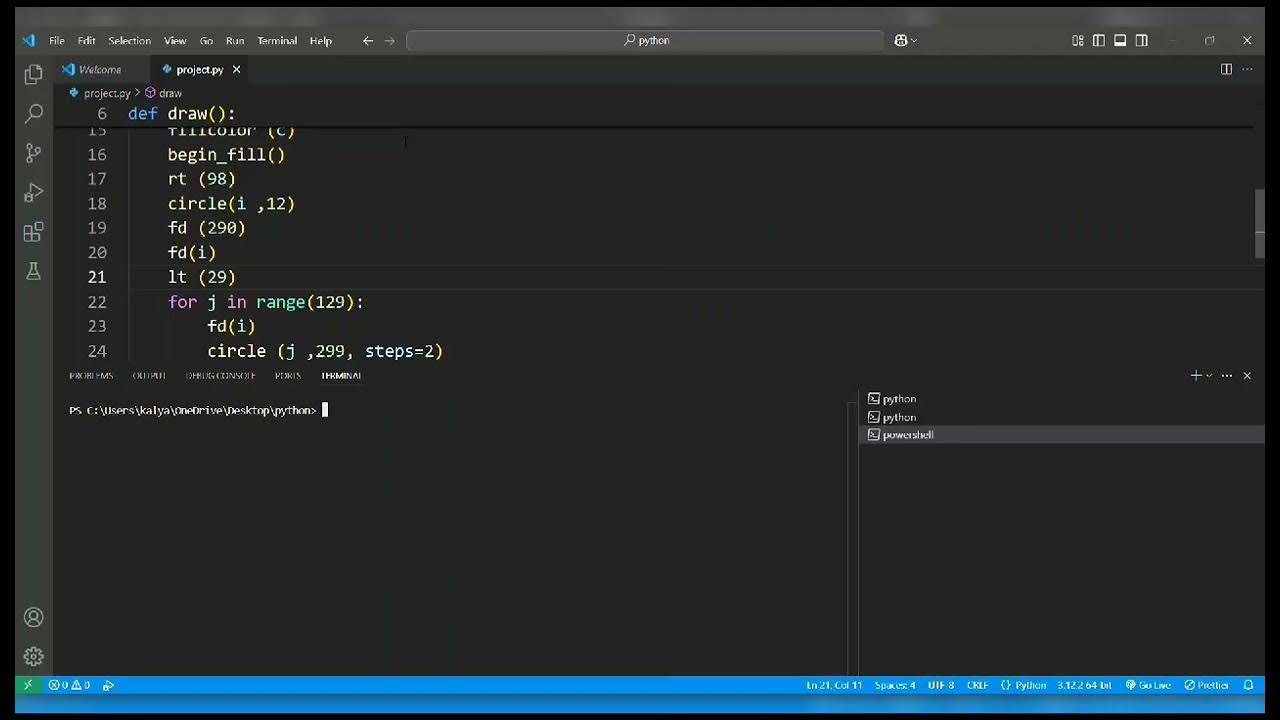 Amazing Rotating Python Graphics Design using Turtle.馃悽 - YouTube Amazing Rotating Python Graphics Design using Turtle.馃悽 - YouTube