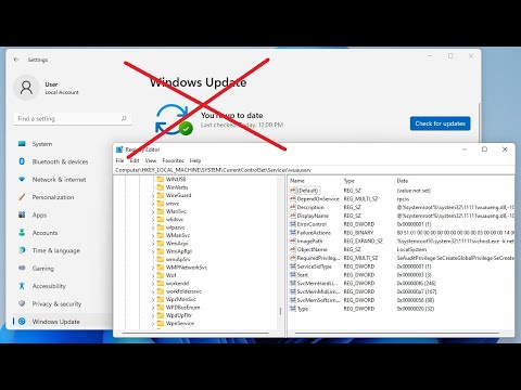 Stop / Disable windows 11 auto update service using registry editor ...
