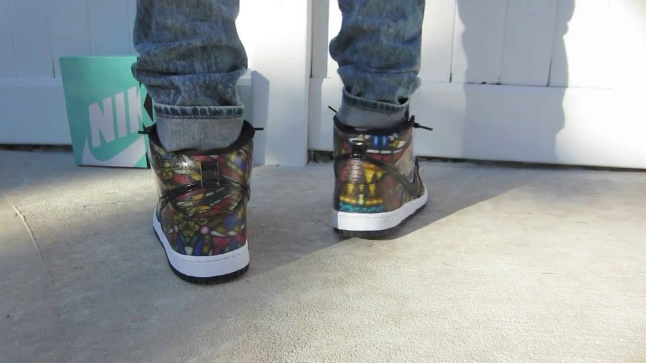 Nike x Concept Stained Glass SB Dunks - YouTube