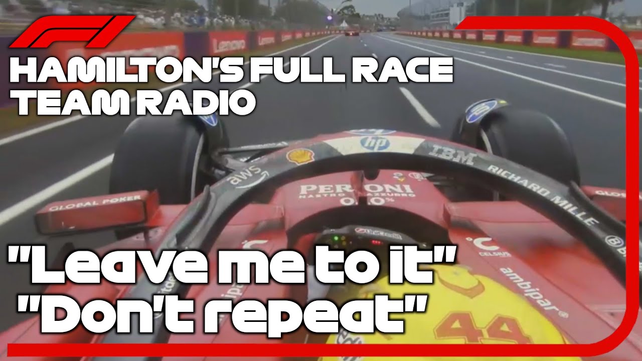 HAMILTON'S Frustrating TEAM RADIO Communication With FERRARI | F1 2025 ...