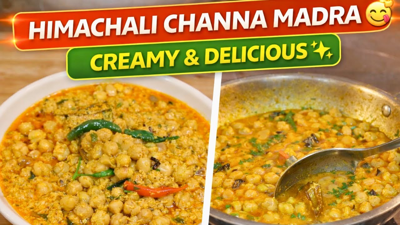 Channa Madra Himachali Recipe | चना मद्रा हिमाचली रेसिपी | Traditional ...