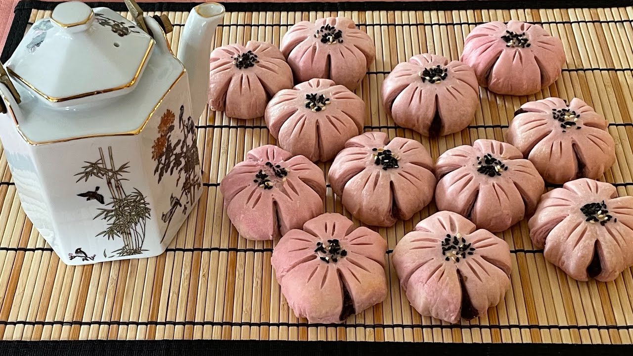 Peach Blossom Pastry (Eng) 桃花酥 beautiful and simple recipe ...