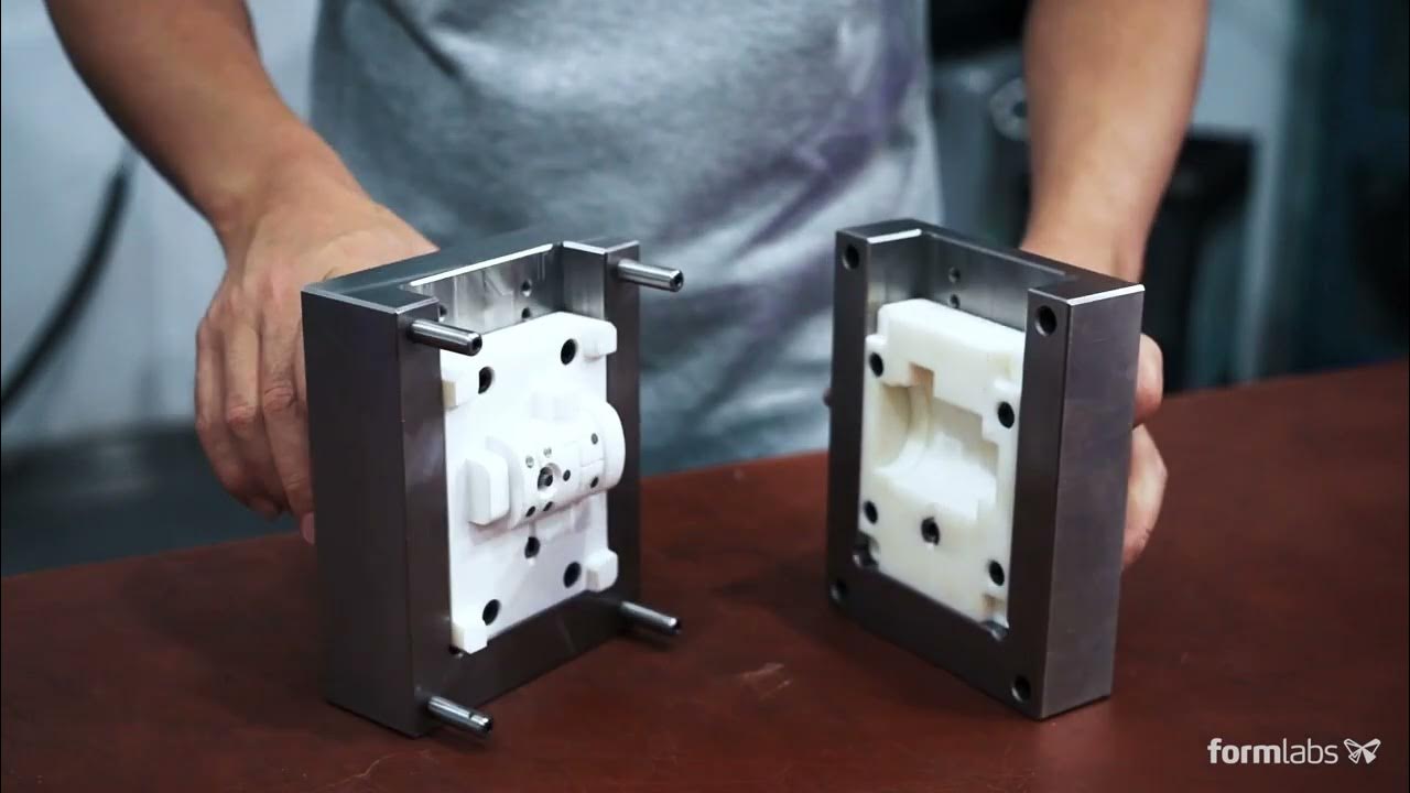 SLA 3D printing in Injection Molding. Formlabs Rigid 10K Resin mold making Workflow - YouTube