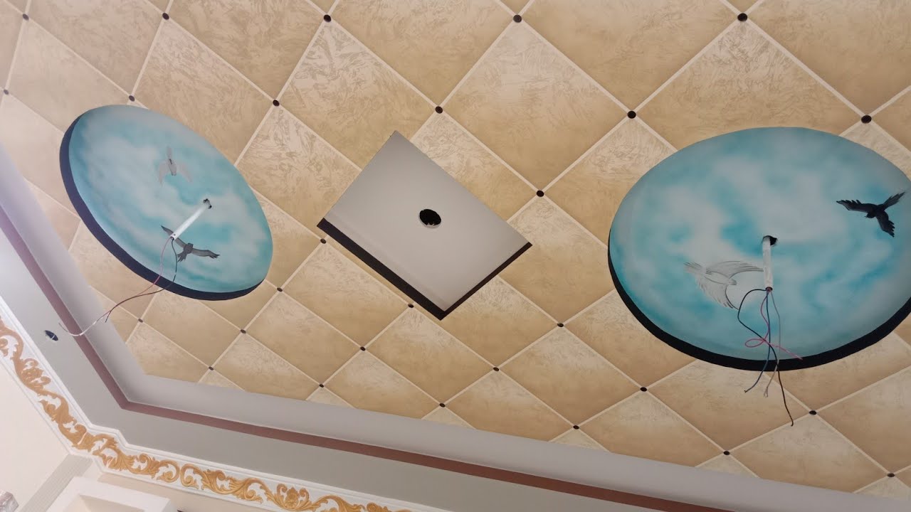 ceilling painting 3D design ideas | 3D celling decoration | modern 3d ...