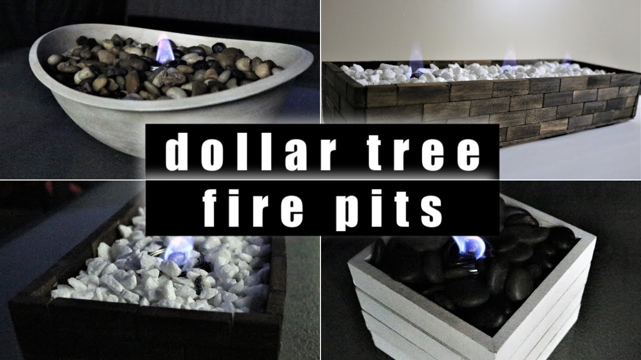 Dollar Tree DIY Tabletop Fire Pits [UNDER $10] 2020 - YouTube