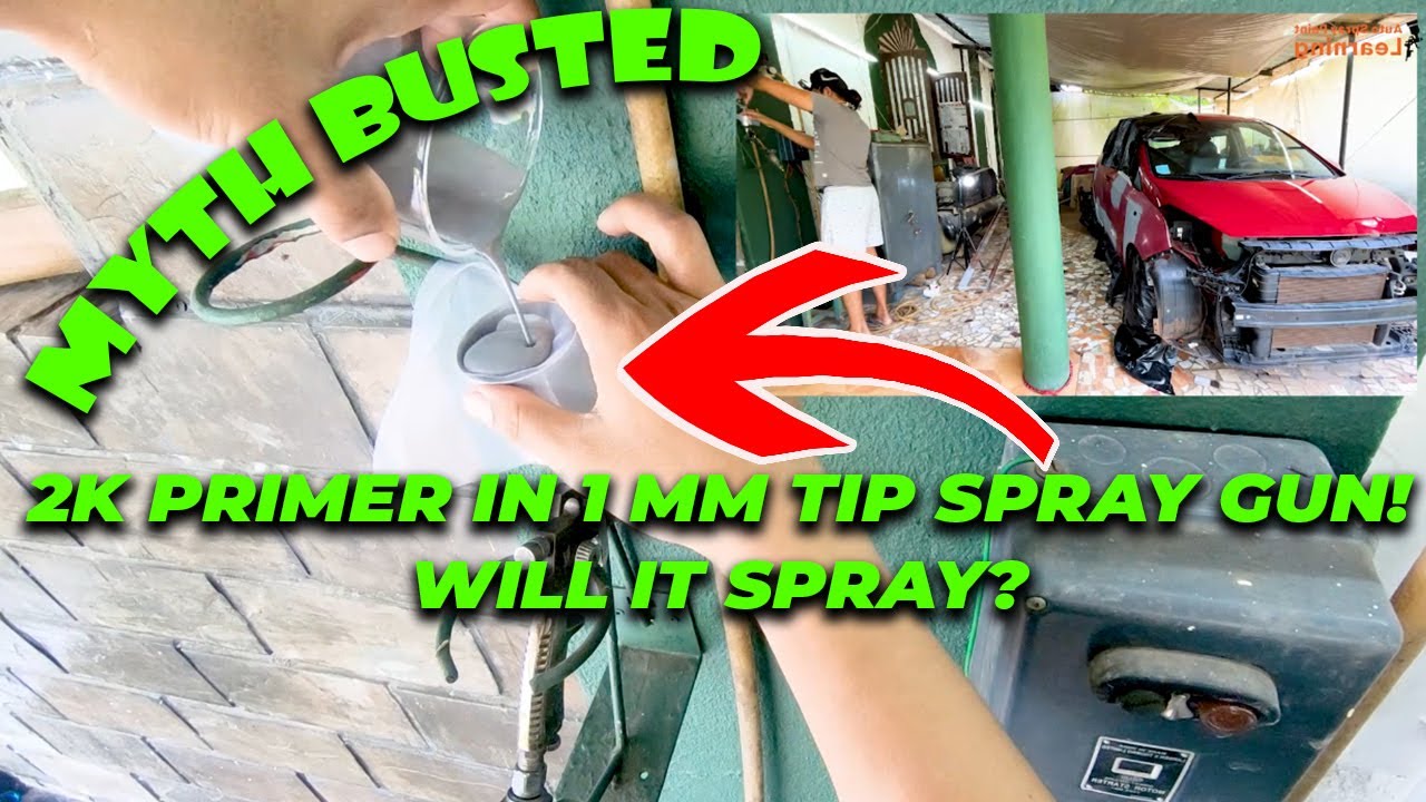 Myth Busted: Can You Use a 1mm Tip Spray Gun to Lay Primer? 🎨| English ...