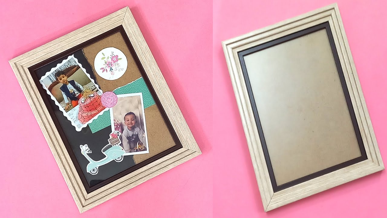 How To Transform Old Materials Into Beautiful Frames / DIY Vintage ...