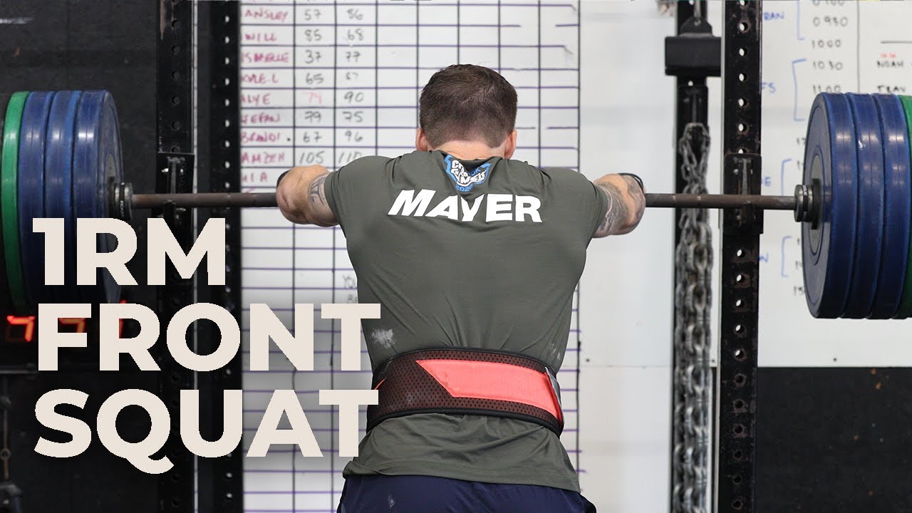 Travis Mayer "1RM Front Squat" Full Workout | 2020 CrossFit Games - YouTube