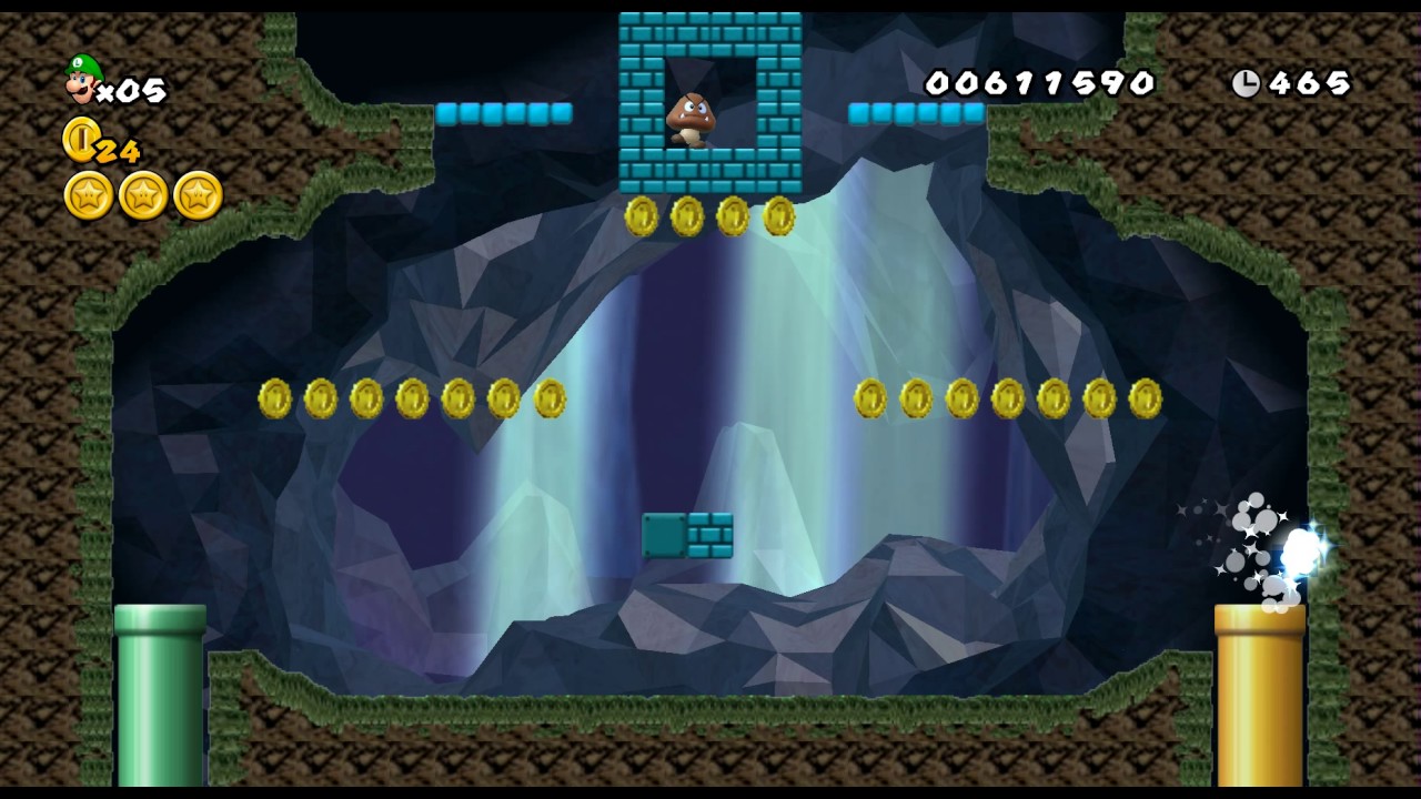 Changed the Underground Tileset for New Super Mario 64 Wii! - YouTube