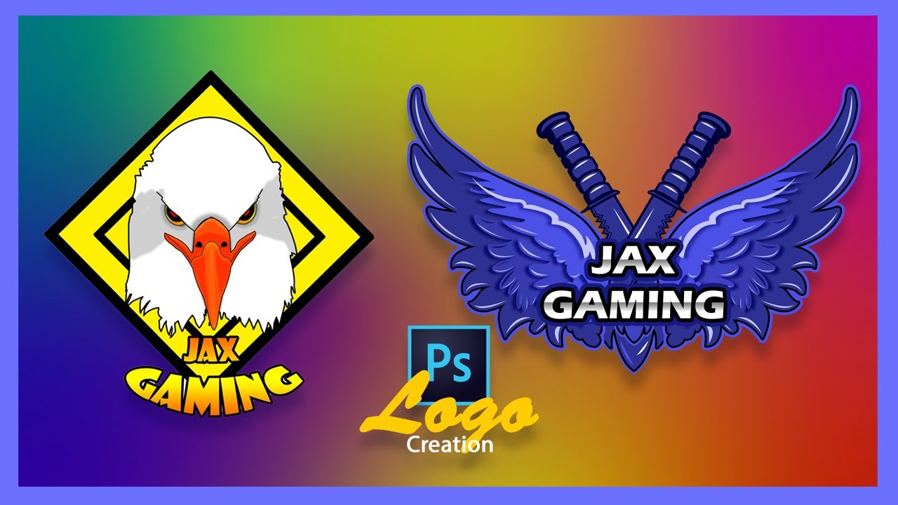 2 Digital Artists creating same logo ( photoshop ) Episode 1 - YouTube