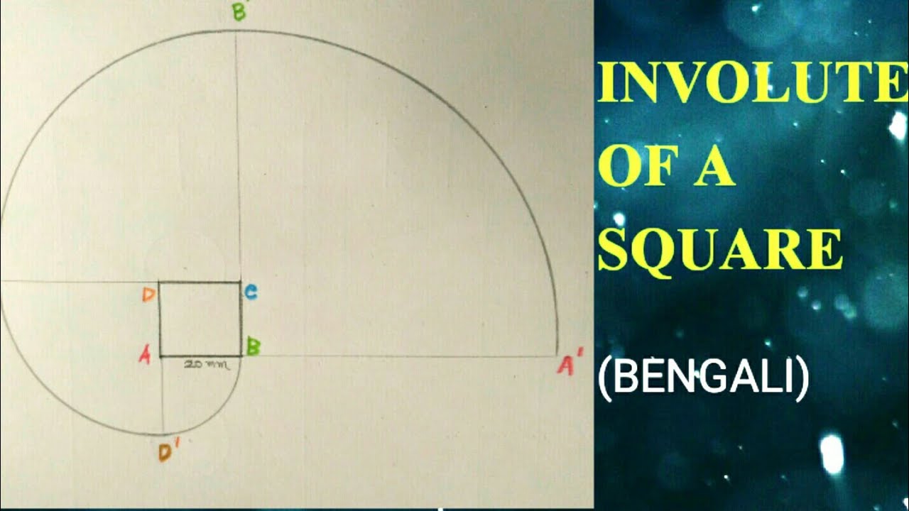 INVOLUTE OF A SQUARE - YouTube