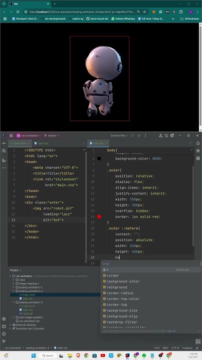 🌈 Stunning CSS Animated Border Effect | No JavaScript Required! - YouTube