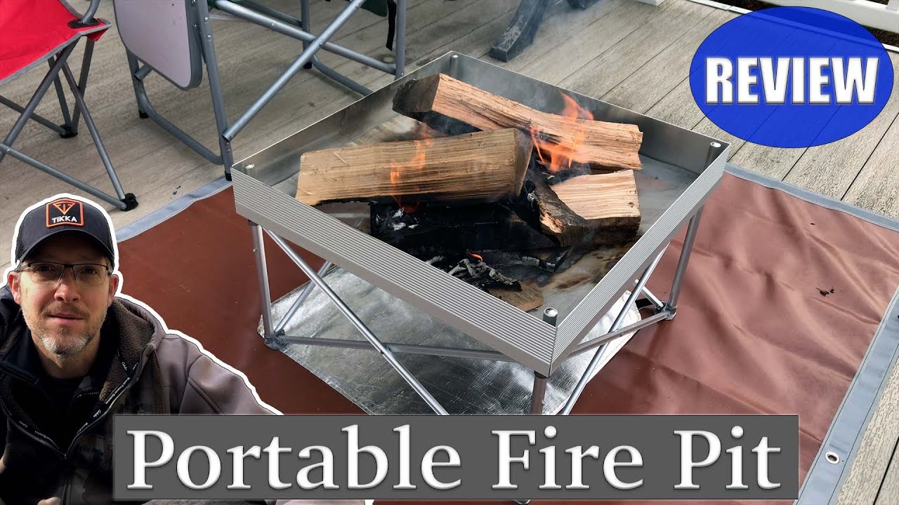 Best Portable Fire Pit - Fireside Outdoor Fire Table - Must See! - YouTube