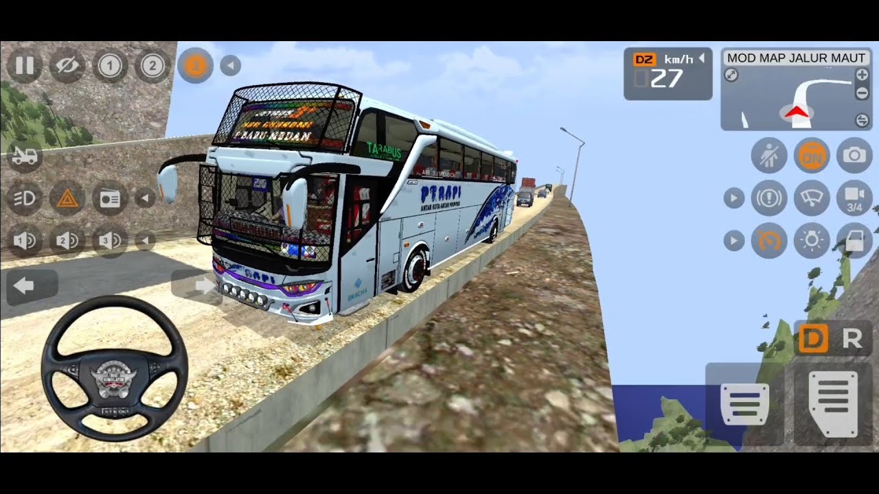 Game mobil bus telolet lintas sumatera jb3 melewati jalan extrim | Bus ...