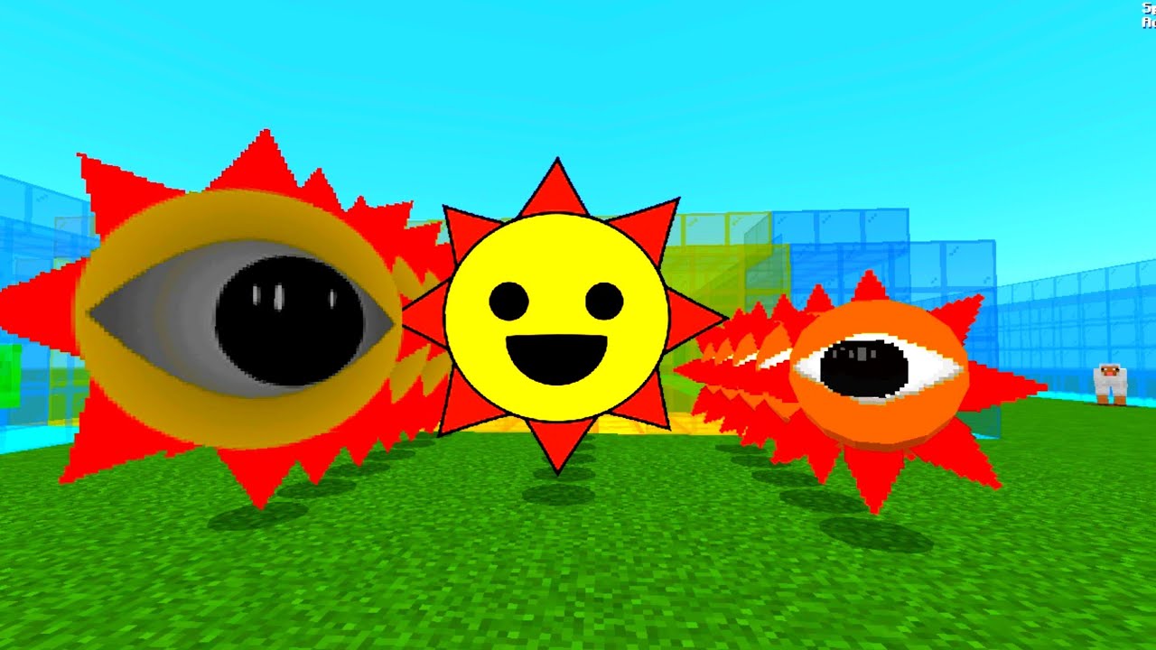 Incredibox SPRUNKI MR Sun 🌞 mods in Minecraft PE#sprunki - YouTube