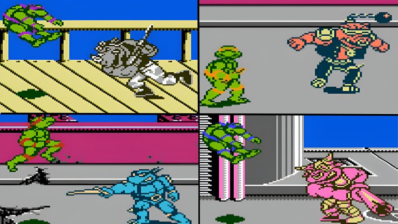 Teenage Mutant Ninja Turtles III: The Manhattan Project All Bosses (No ...